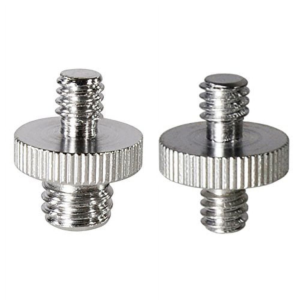 Foto&Tech 1/4" Male to 1/4" Male Screw +1/4" Male to 3/8" Male Threaded ...