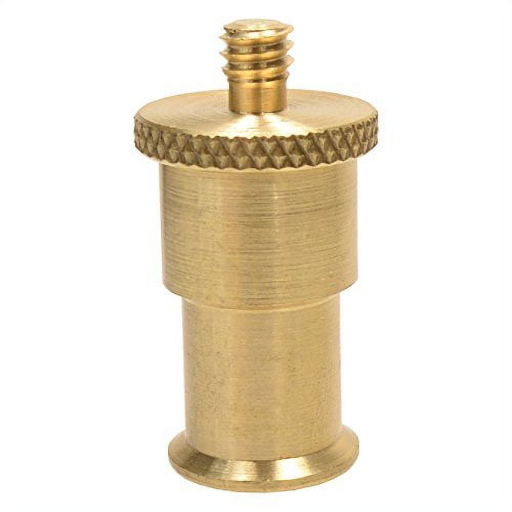 Foto&Tech Brass Spigot 5/8" Male to 1/4"-20 Male Threaded Screw Adapter ...