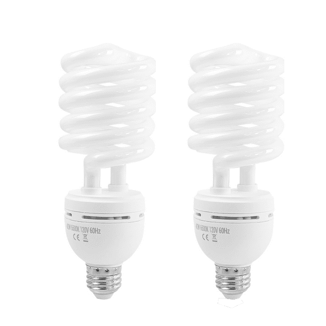 Foto&Tech Photography Daylight Bulb 42W 6500K 110V White Spiral ...