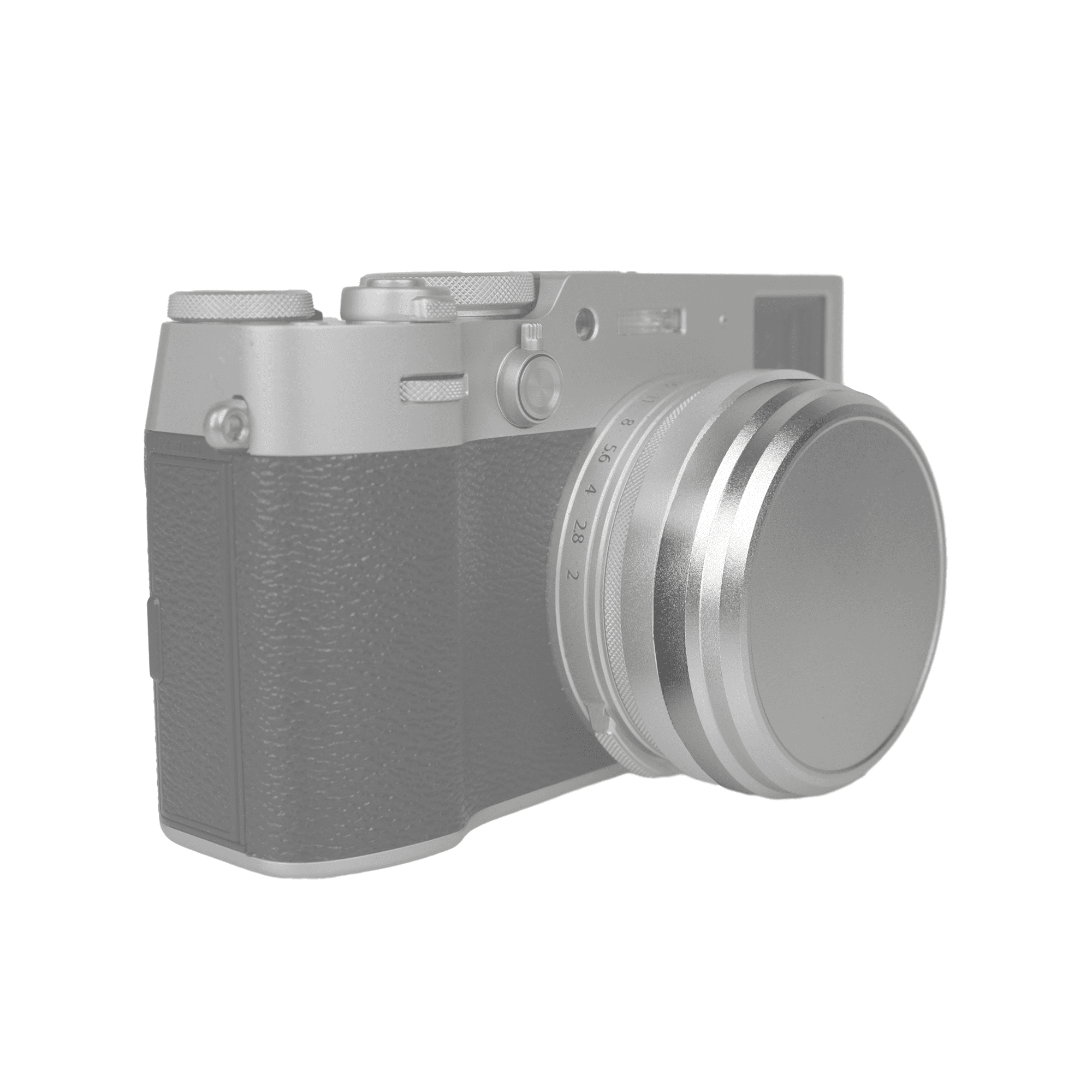 Foto&Tech Silver Metal Lens Cap Front Cover Fuji X100V - Walmart.com