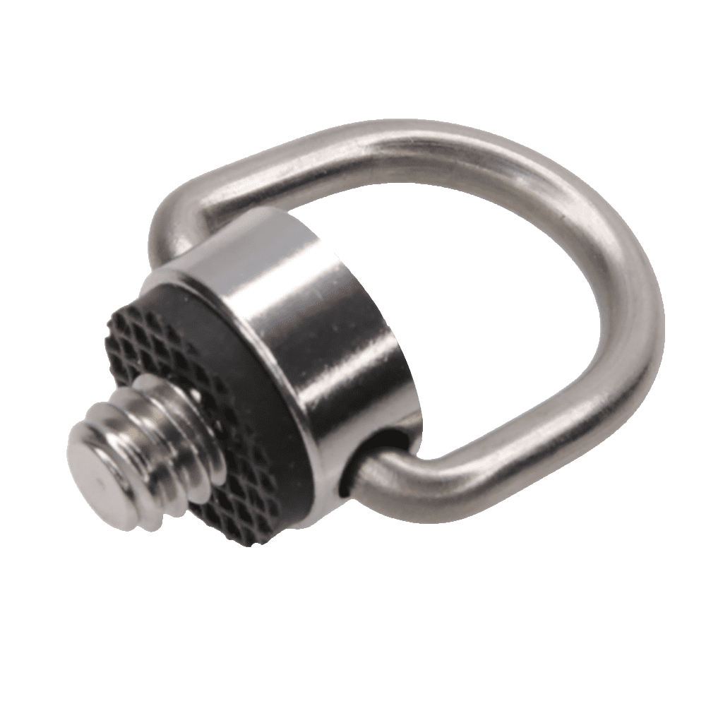 Foto&Tech Stainless Steel DSLR 1/4"-20 Rubber Padded D Ring Screw for ...