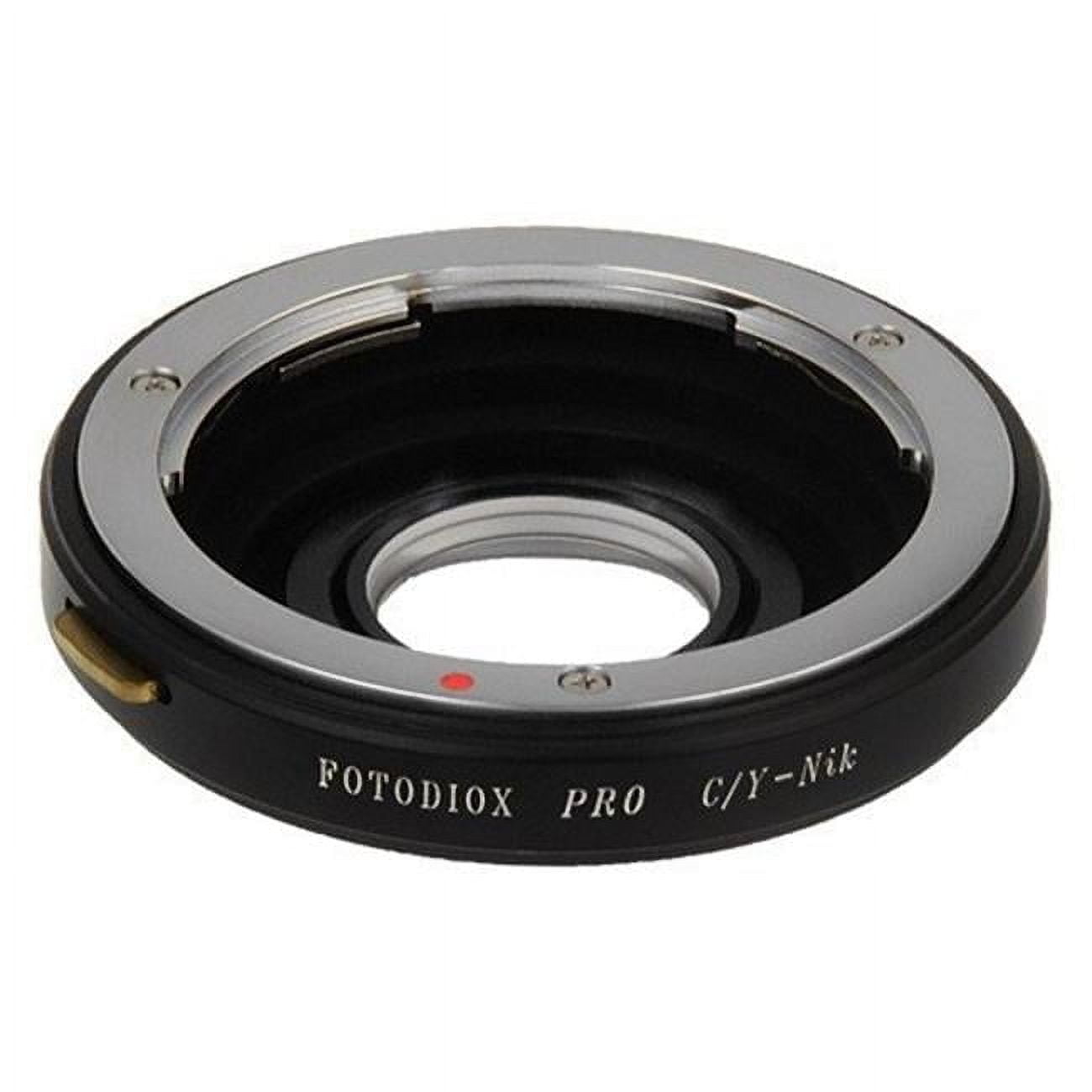 Fotodiox Pro Lens Mount Adapter - Contax & Yashica SLR Lens To Nikon F ...