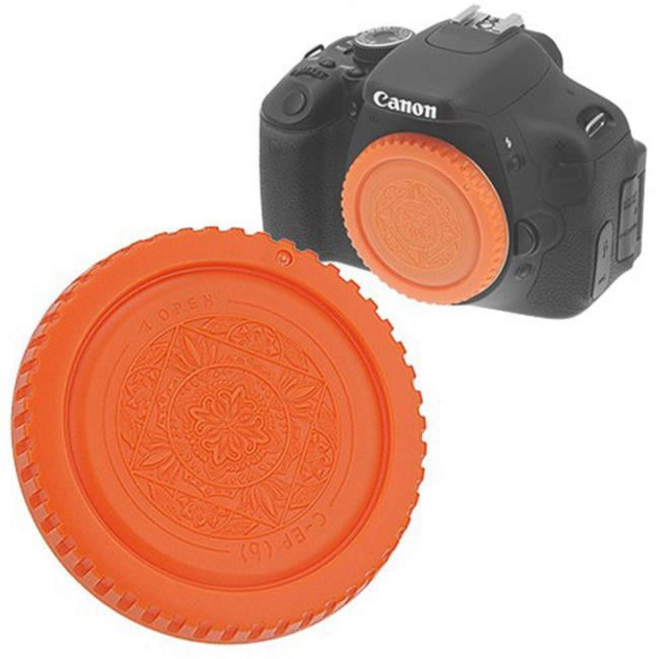 Fotodiox Cap-Body-EOS-Orange Designer Body Cap for All Canon EOS EF ...