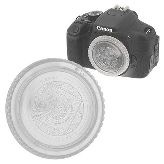 Fotodiox Cap-Body-Nikon-Clear Designer Body Cap for All Nikon F SLR ...