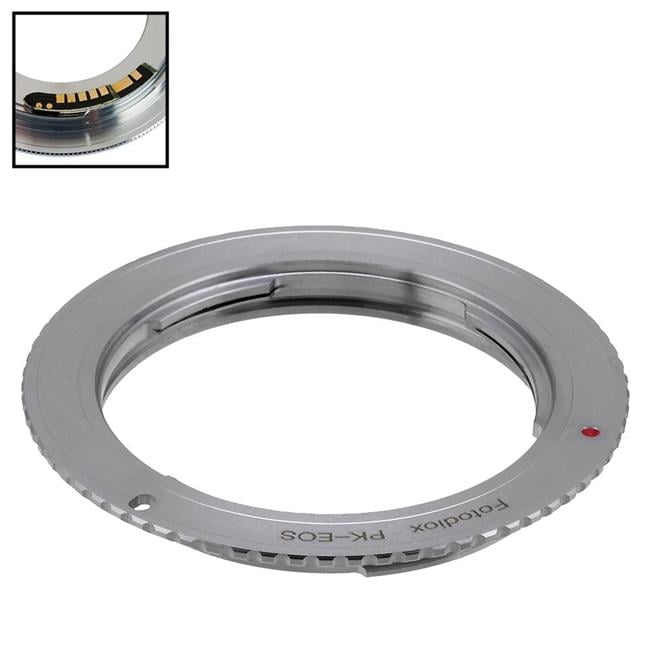 Fotodiox Lens Adapter with Pentax K Mount Lenses to Canon EOS Cameras ...