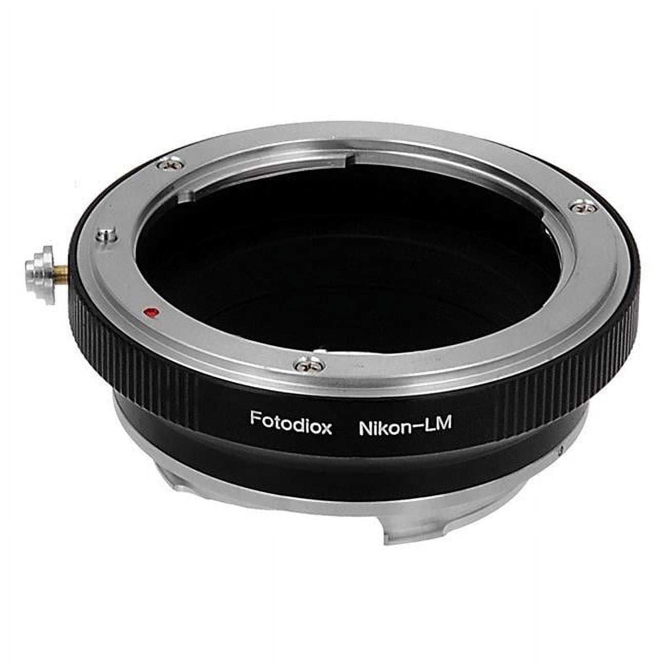 Fotodiox Lens Mount Adapter - Nikon Nikkor F Mount D-SLR Lens To Leica ...