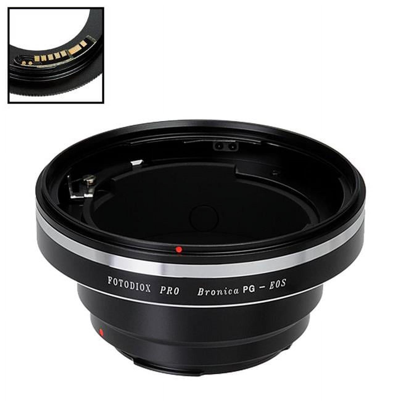 Fotodiox Lens Mount Adapter with Bronica Mount SLR Lenses to Canon EOS ...