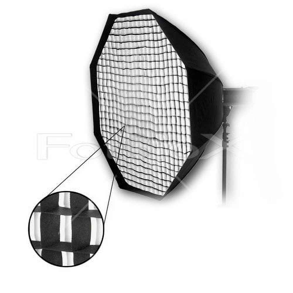 Fotodiox Pro 48in (120cm) Octagon Softbox PLUS Grid (Eggcrate) for Studio Strobe/Flash with Soft ...