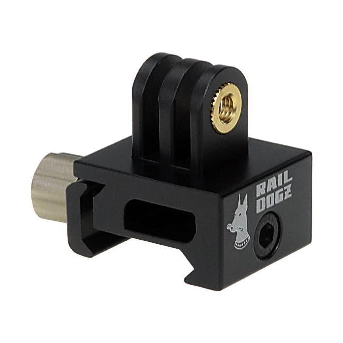 Fotodiox RAIL DOGZ 3-Prong Picatinny Gun Rail Mount for GoPro Camera ...