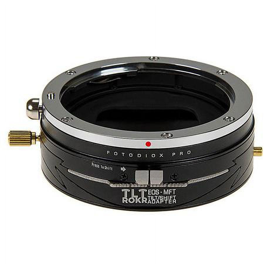Fotodiox TLTROKR-EOS-MFT Tilt & Shift Lens Mount Adapter for Canon EOS ...