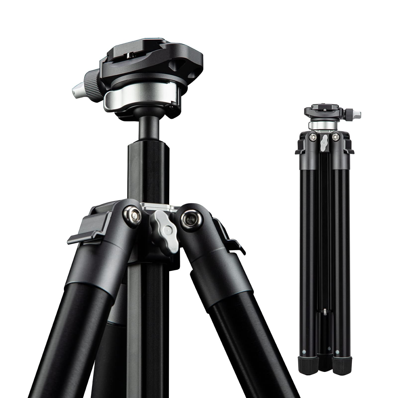 Fotopro 59 Inch Aluminum Portable Tripod, 360 Degree Ball Head DSLR ...
