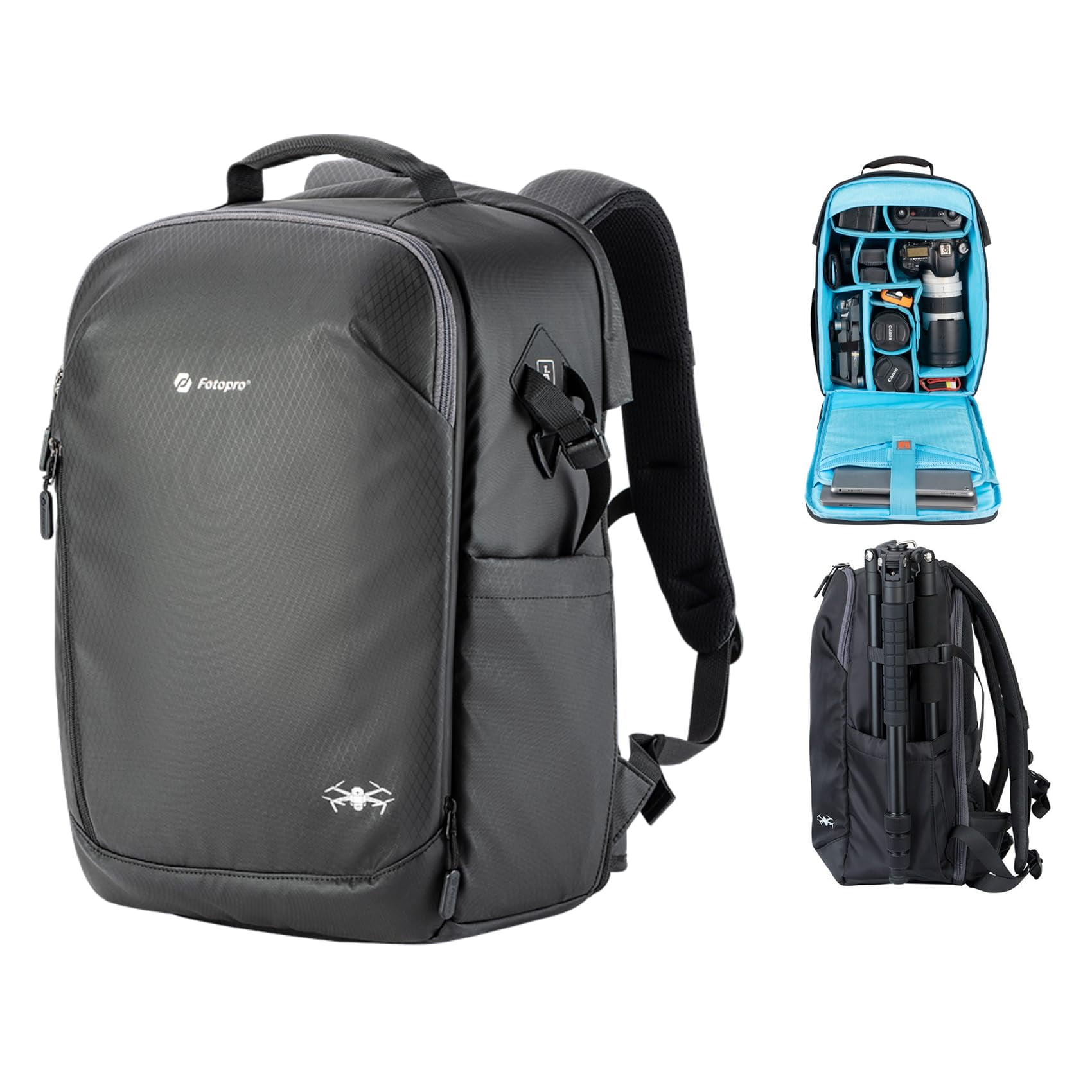 Fotopro Backpack, Waterproof Travel Camera Bag, Fashion Expandable ...