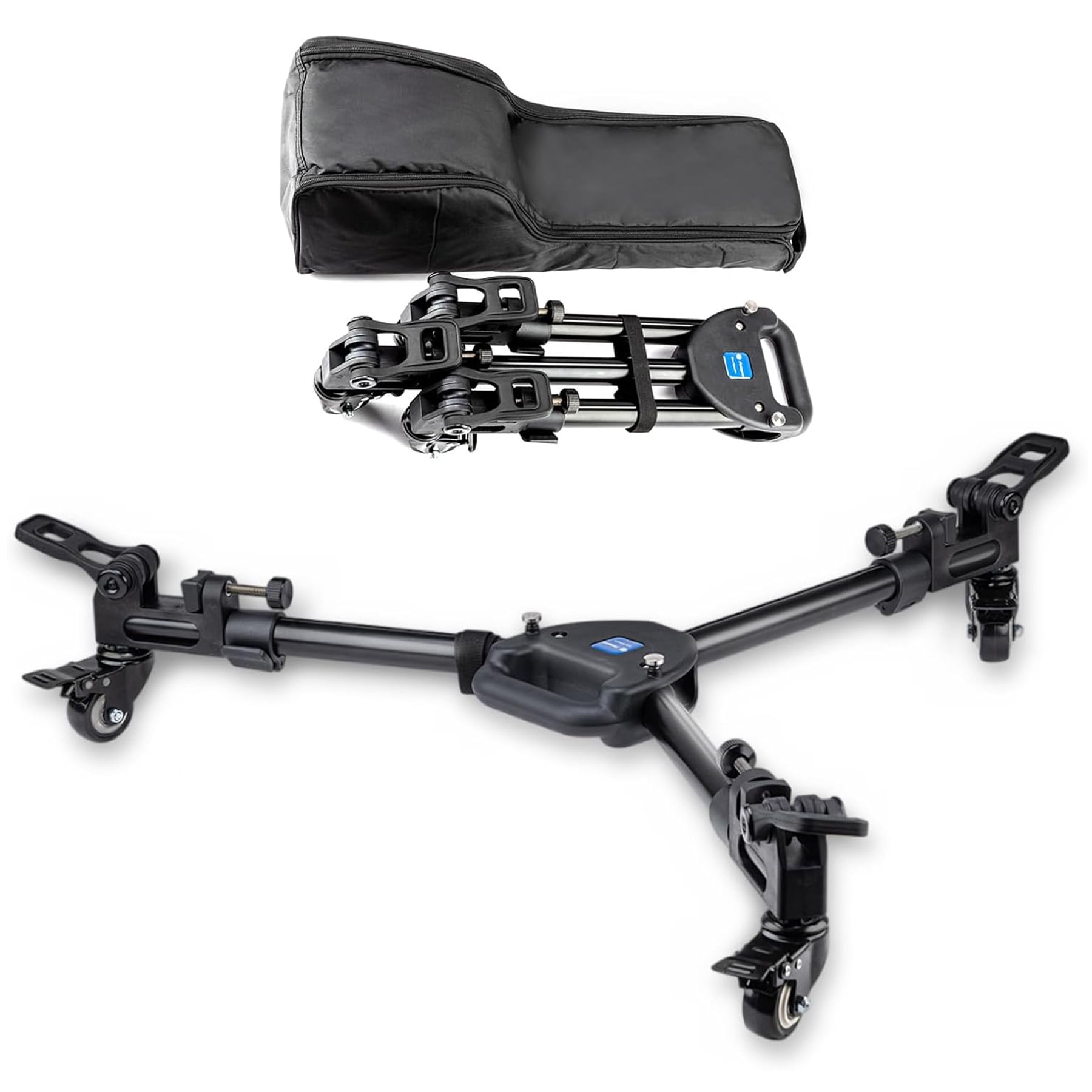 Fotopro Extendable Tripod Dolly, Heavy-Duty Tripod Dolly with ...
