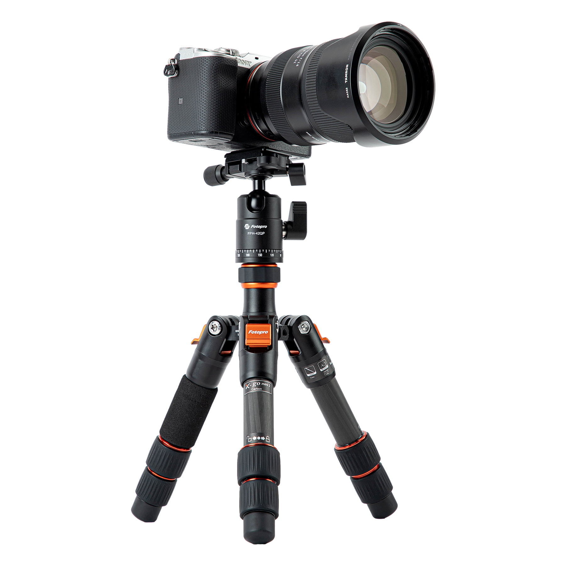 Fotopro Lightweight Mini Tabletop Tripod with Ball Head, Compact Camera ...