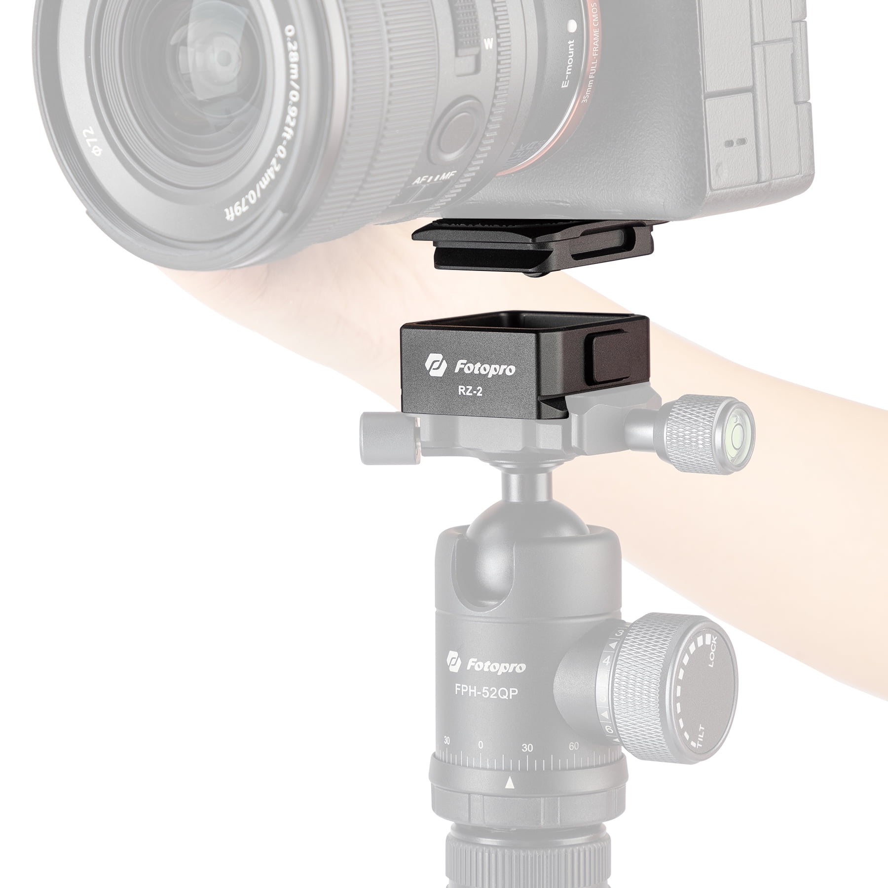 Fotopro Quick Release Camera Mount, Quick Setup Kit with 1/4 Inch Screw ...