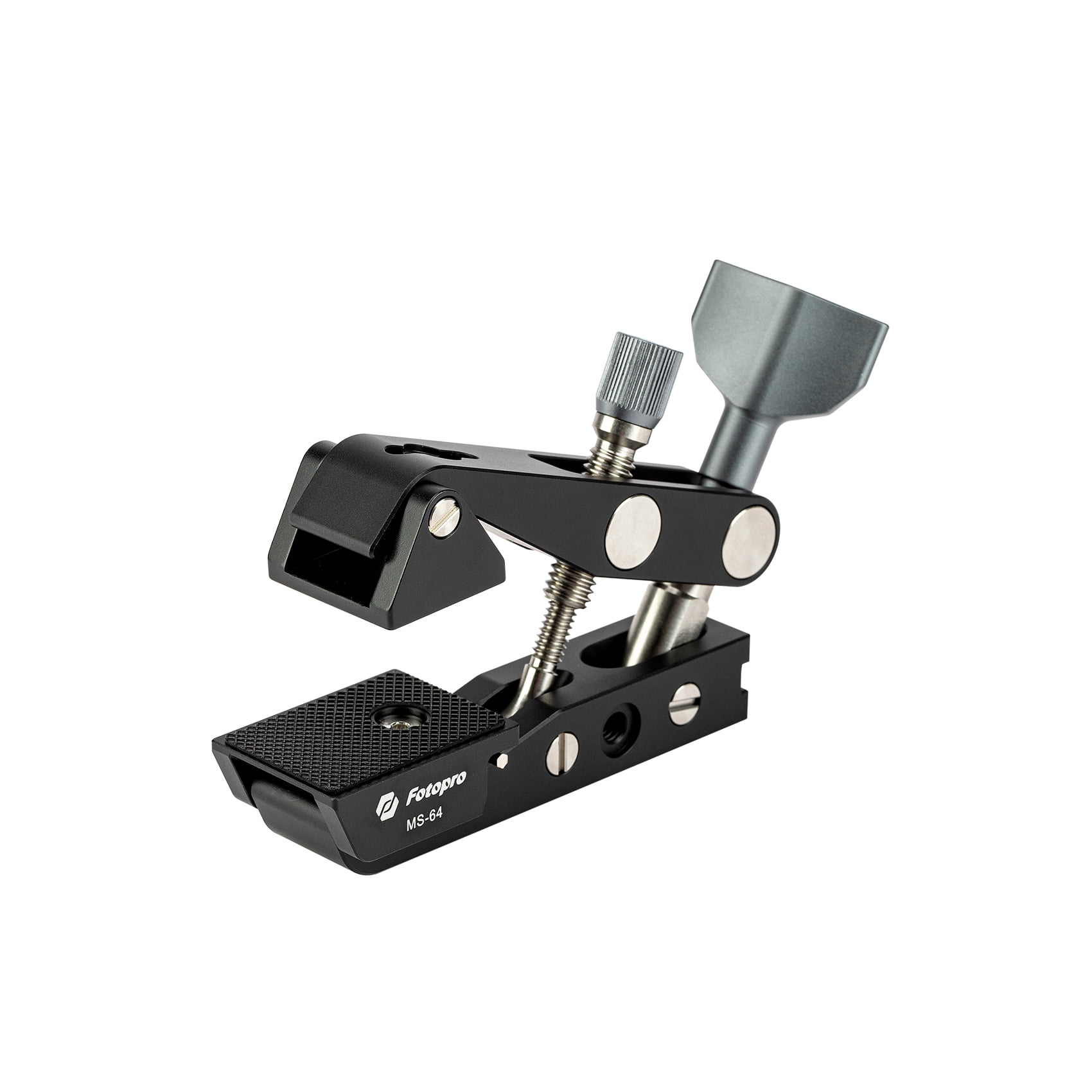 Fotopro Super Clamp Mount, Heavy-Duty Magic Arm Clamp with 1/4 and 3/8 ...