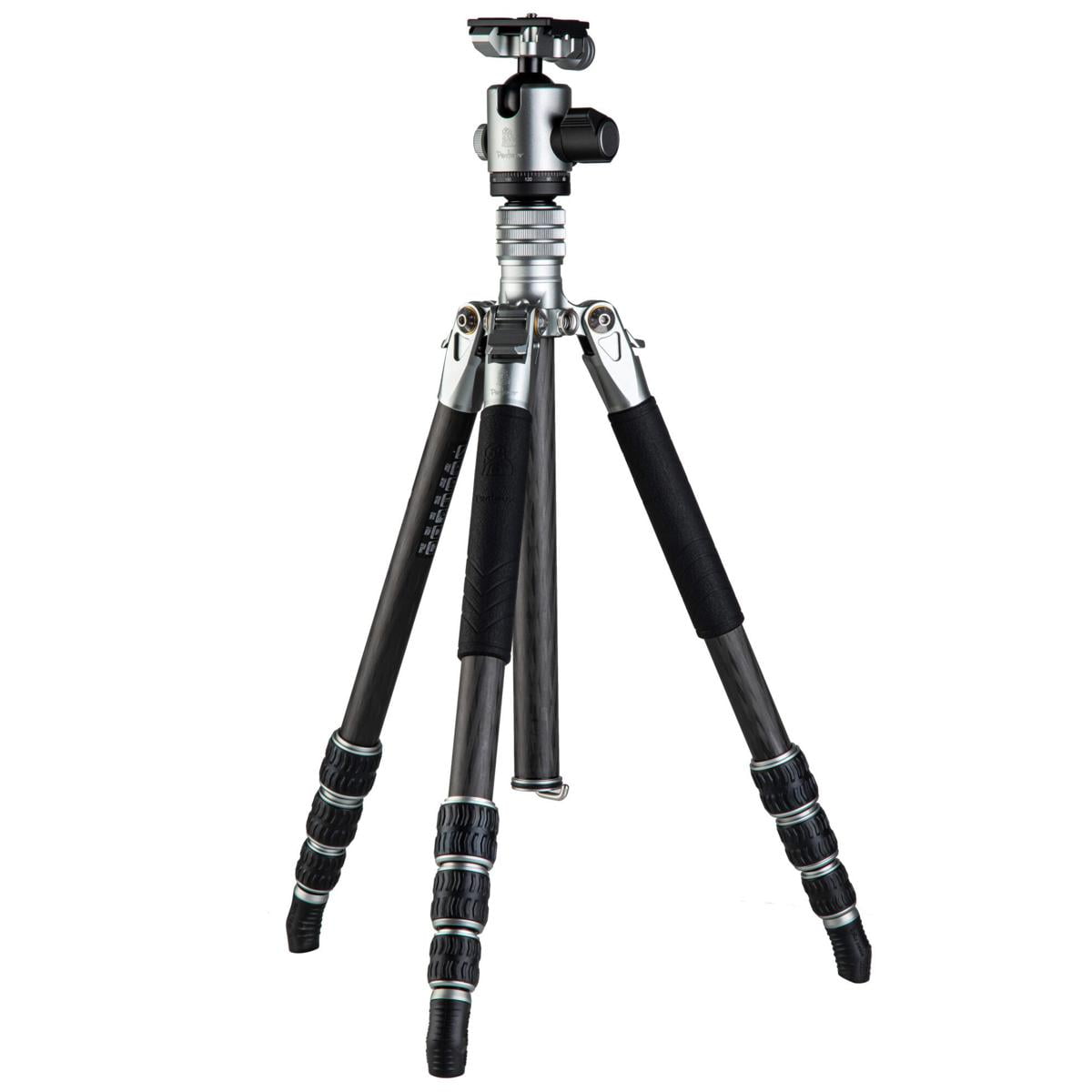 FotoPro T-Roc One 4-Section Carbon Fiber Professional Tripod, 22 lbs ...