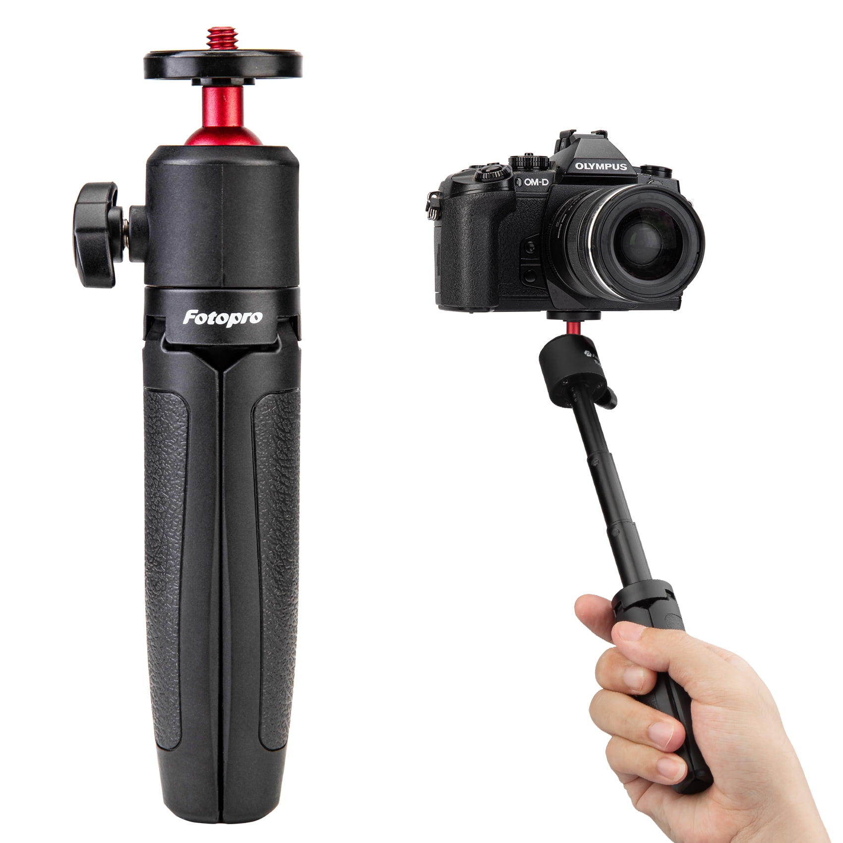 Fotopro TL601 Extendable Mini Camera Tripod 360° Rotating Ball Head ...