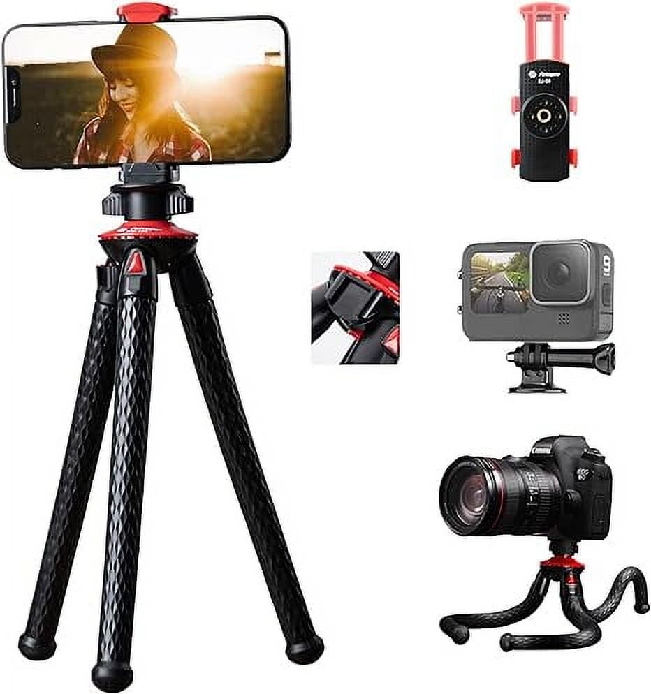 Fotopro Tripod for iPhone,Flexible Camera Tripod with Action Camera ...