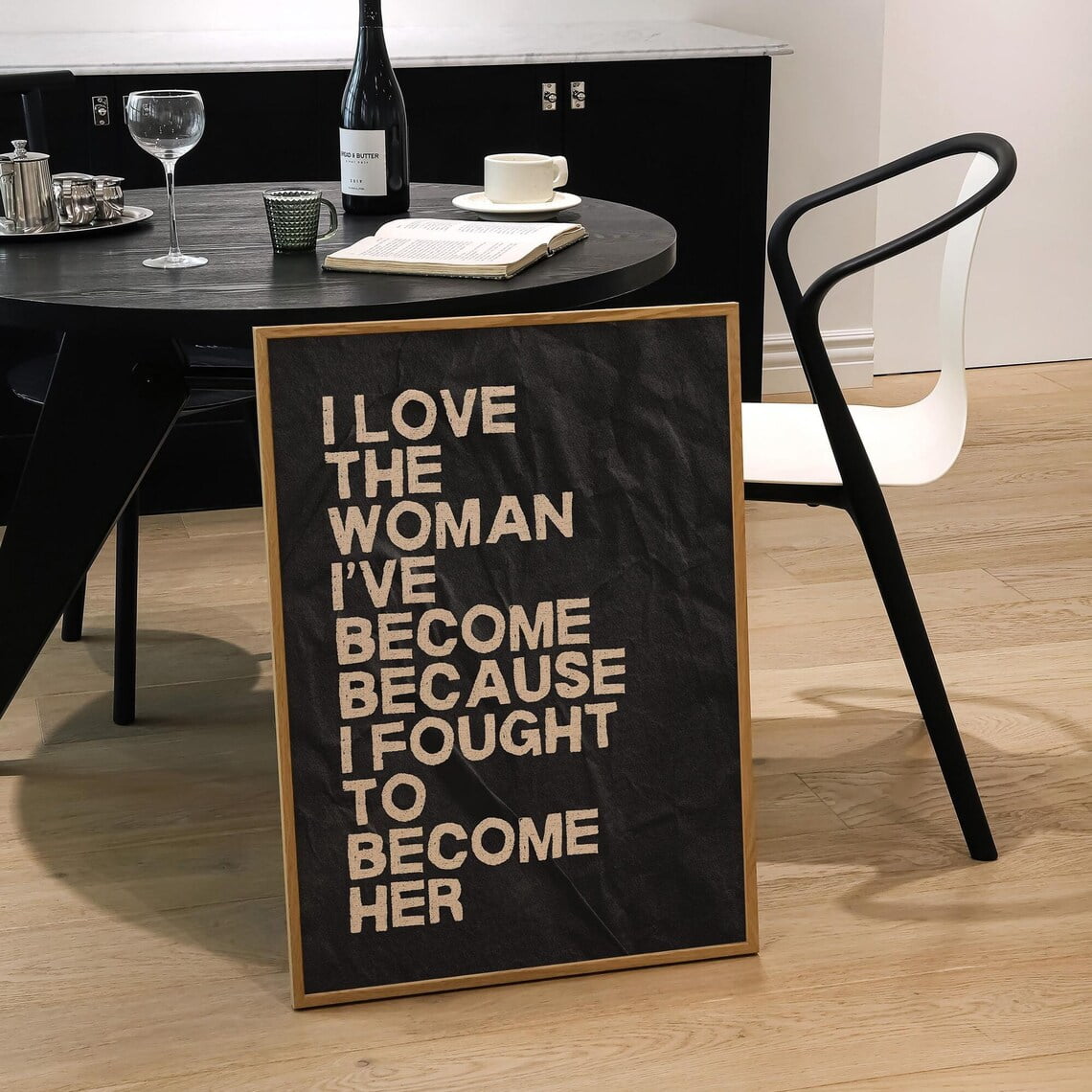 Fought To Become Her, Trendy Female Empowerment, Feminine Decor ...