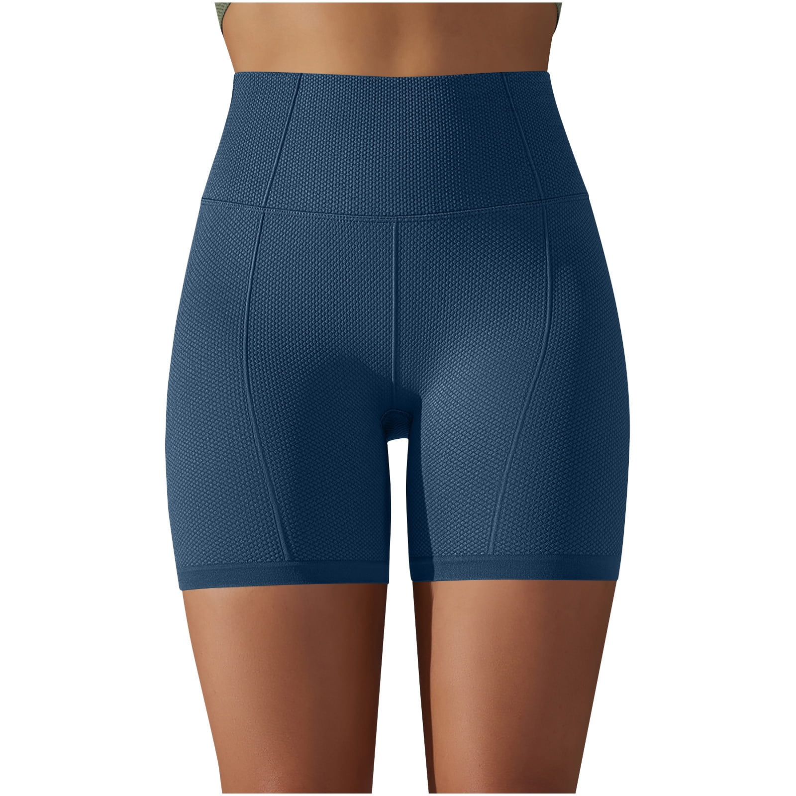 Fouhkni Womens Workout Shorts High Waisted Gym Biker Shorts Butt ...