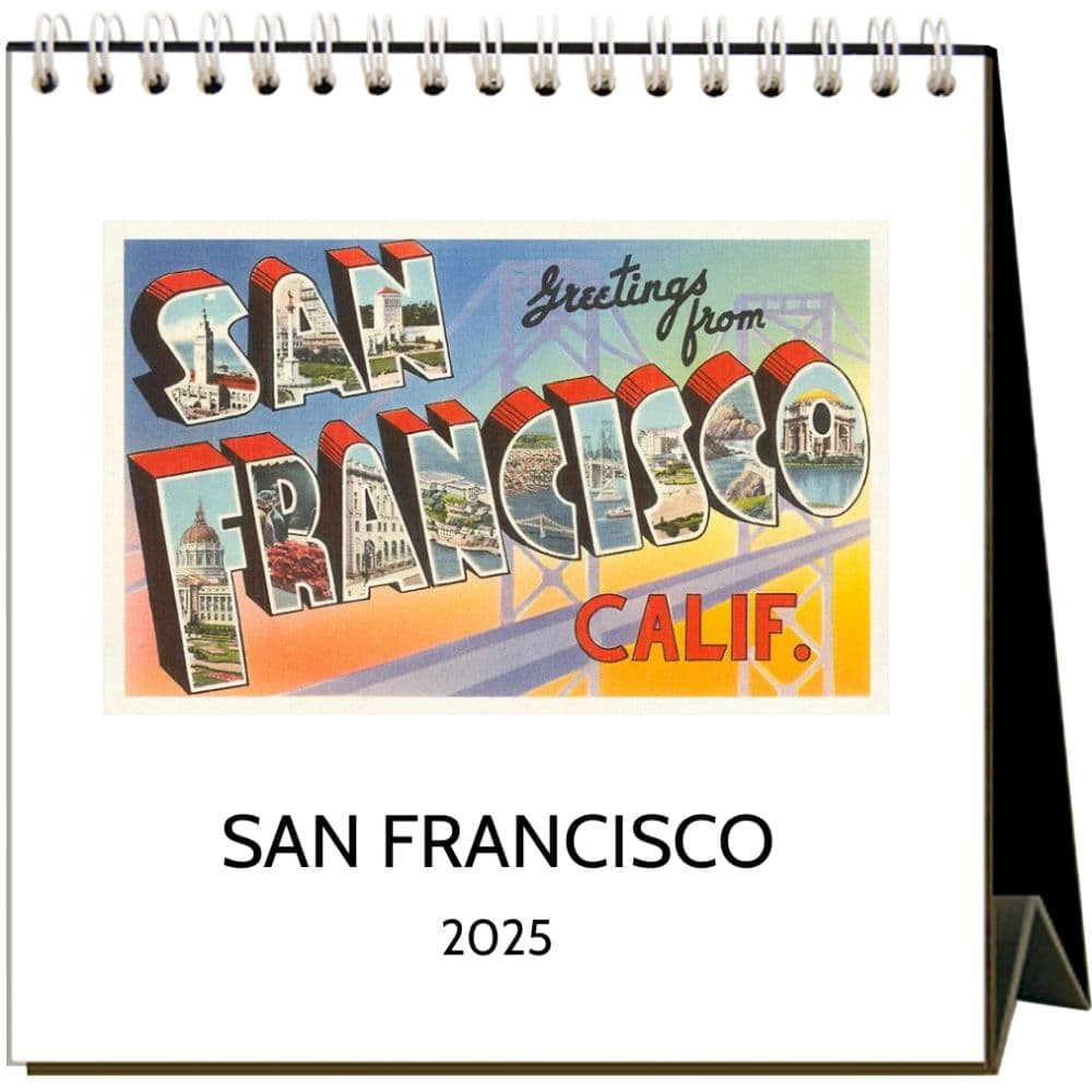 Found Image Press, Nostalgic San Francisco 2025 Easel Desk Calendar ...