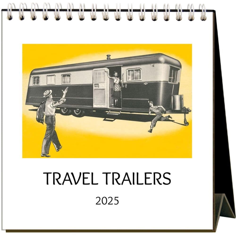 Found Image Press, Travel Trailers 2025 Easel Desk Calendar - Walmart.com