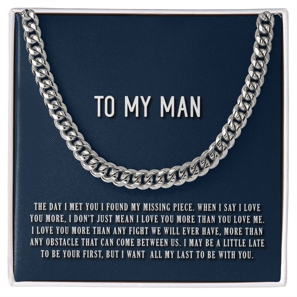 Found My Missing Piece, Cuban Link Chain - Stainless Steel/ Yellow ...