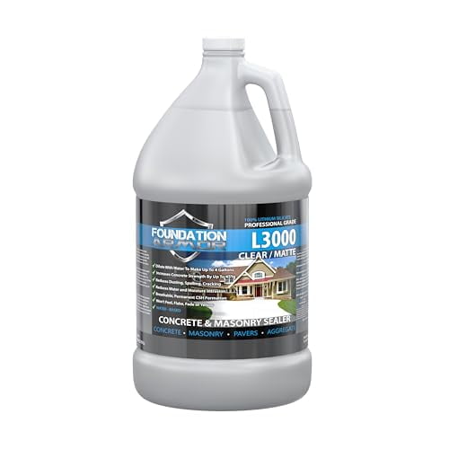 Foundation Armor 1-Gal. L3000 Ready to Use Water-Based Lithium Silicate ...