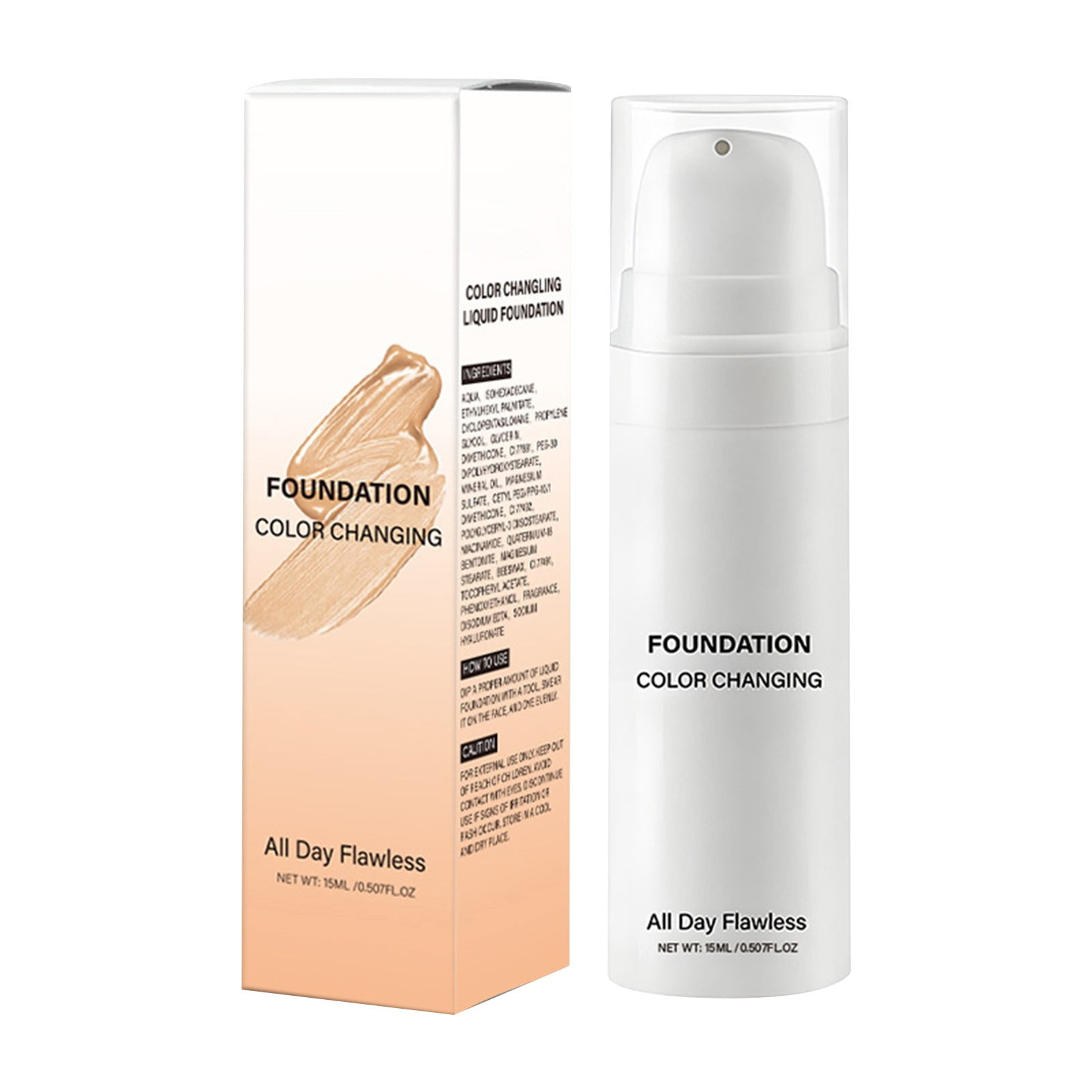 Foundation Color Changing Portable Liquid Foundation with Temperature ...