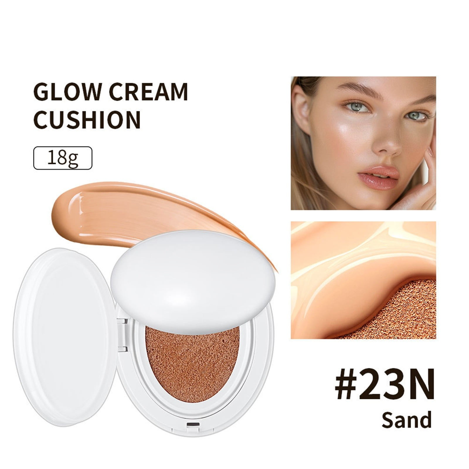 Foundation Concealer Makeup Glass Skin with Cushion Foundation Long ...