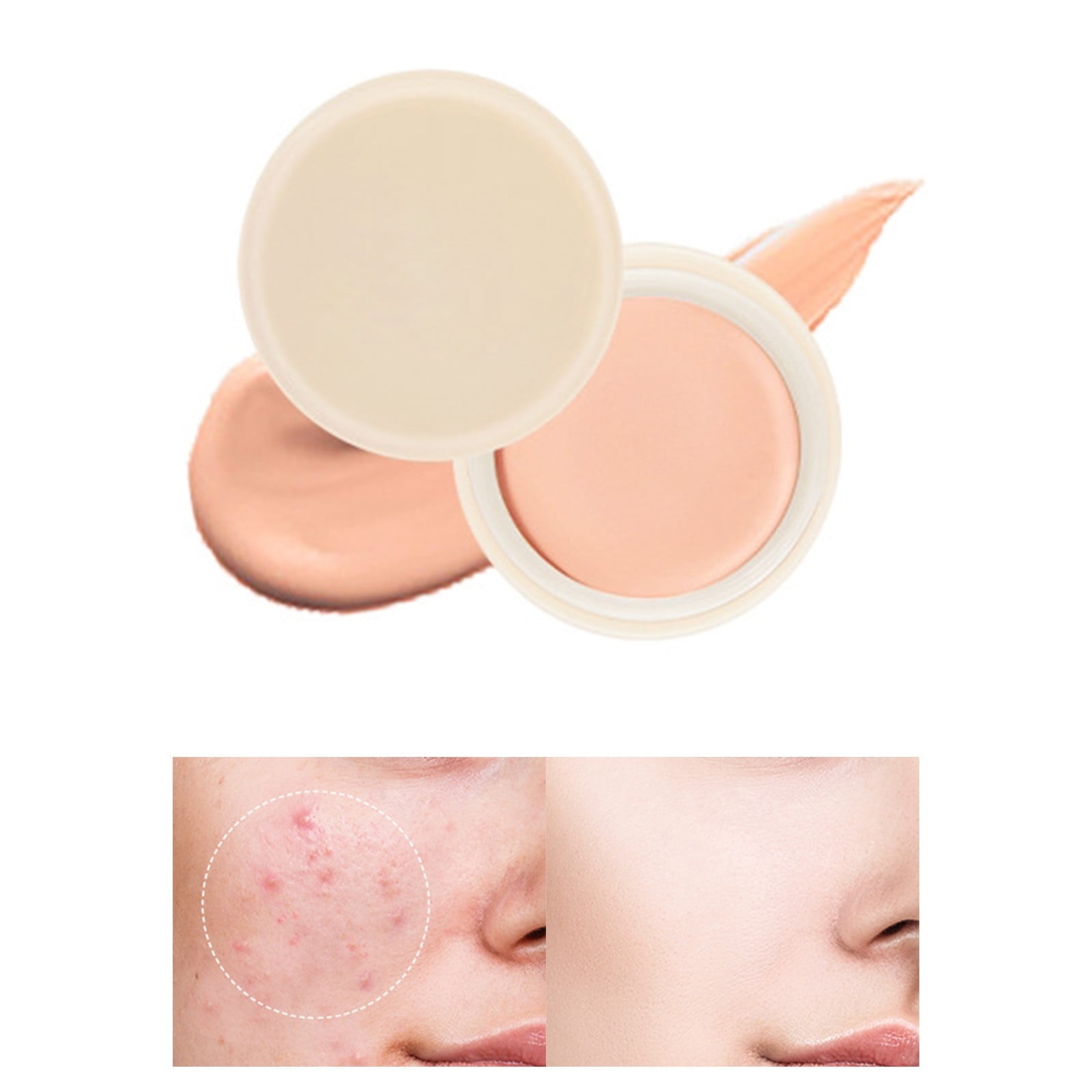 Foundation Concealer Makeup Solid Concealer Long Lasting Makeup Concealer Covers Spots Acne ...