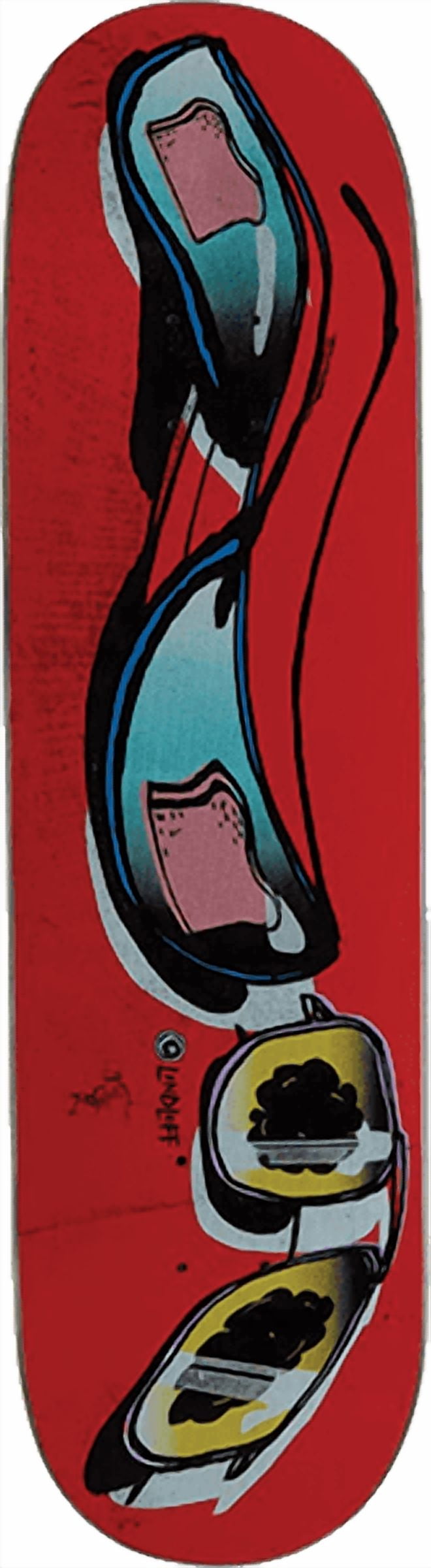 Foundation Jesse Lindloff Shades Original Skateboard Deck - 8.25" (Deck ...