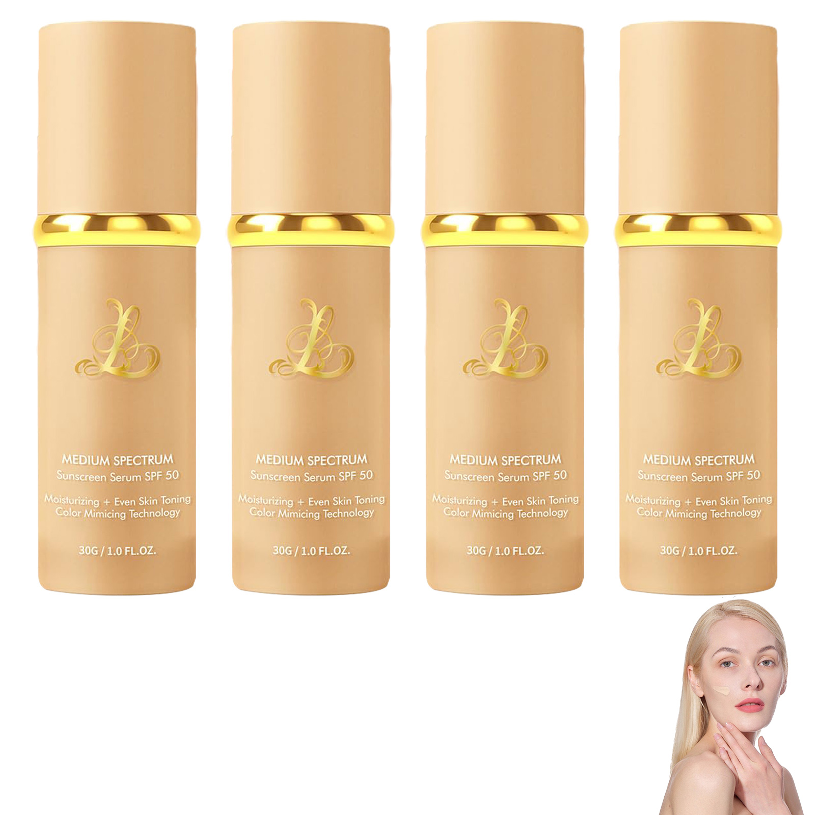 Foundation Liquid-Foundation 4 In 1 Medium Spectrum, 4 in 1 Light ...