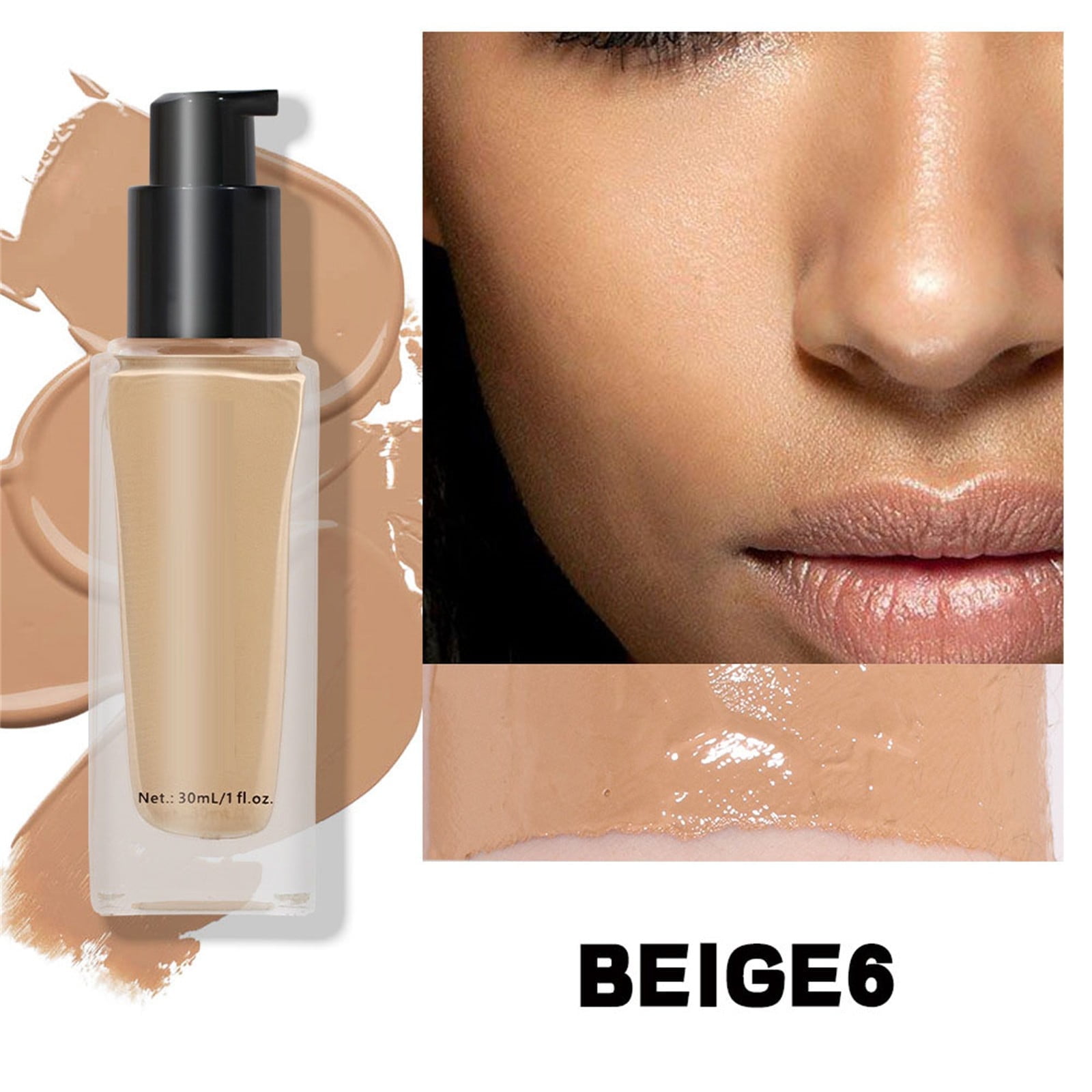 Foundation Makeup Liquid Foundation Full Coverage Mattle Oil Control ...