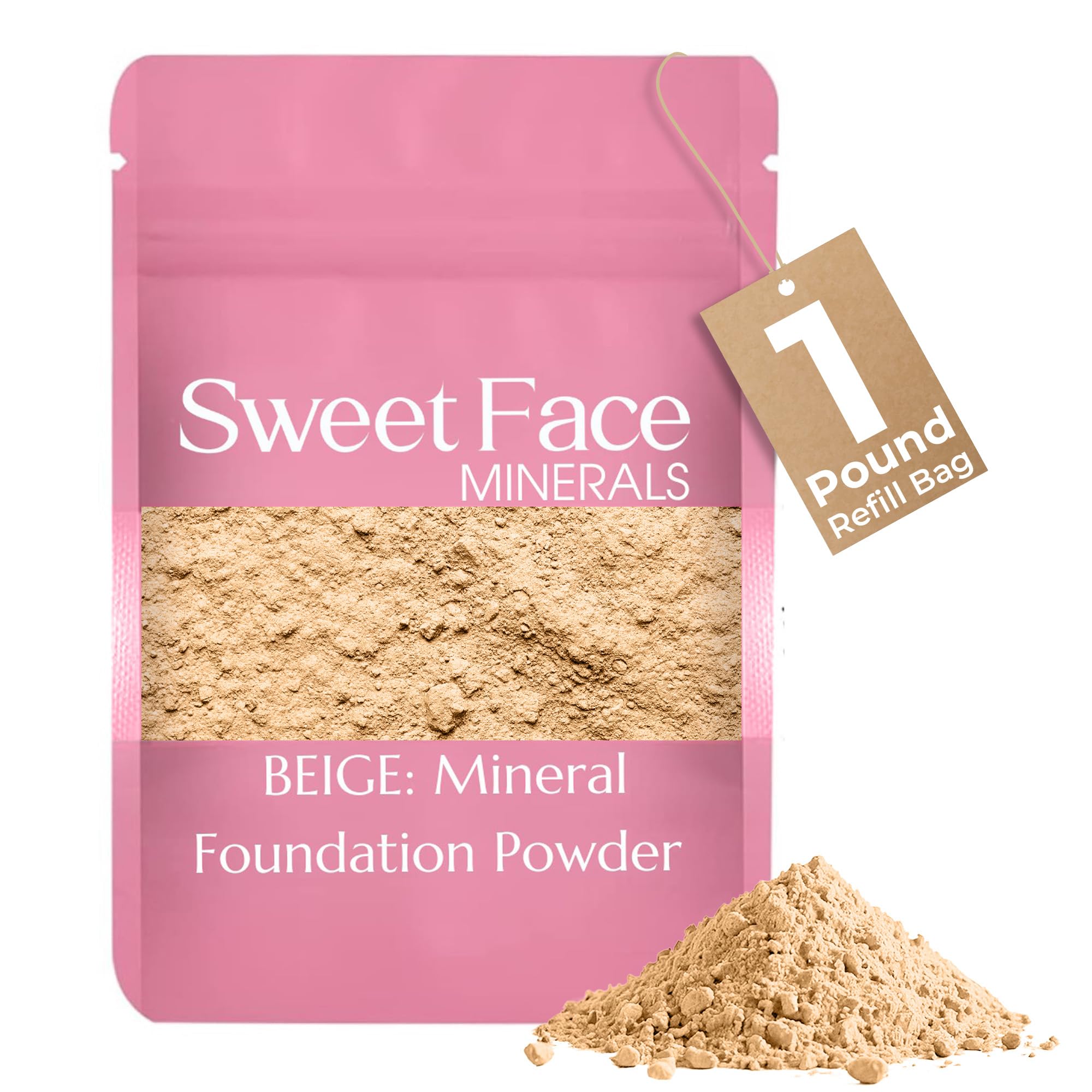 Foundation Powder Refill (Light Tan) (12 Gram Bag) By Sweet Face ...