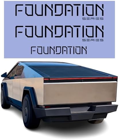 Foundation Series Cyber Truck Sides Vinyl Tesla Decal Sticker for Tesla ...