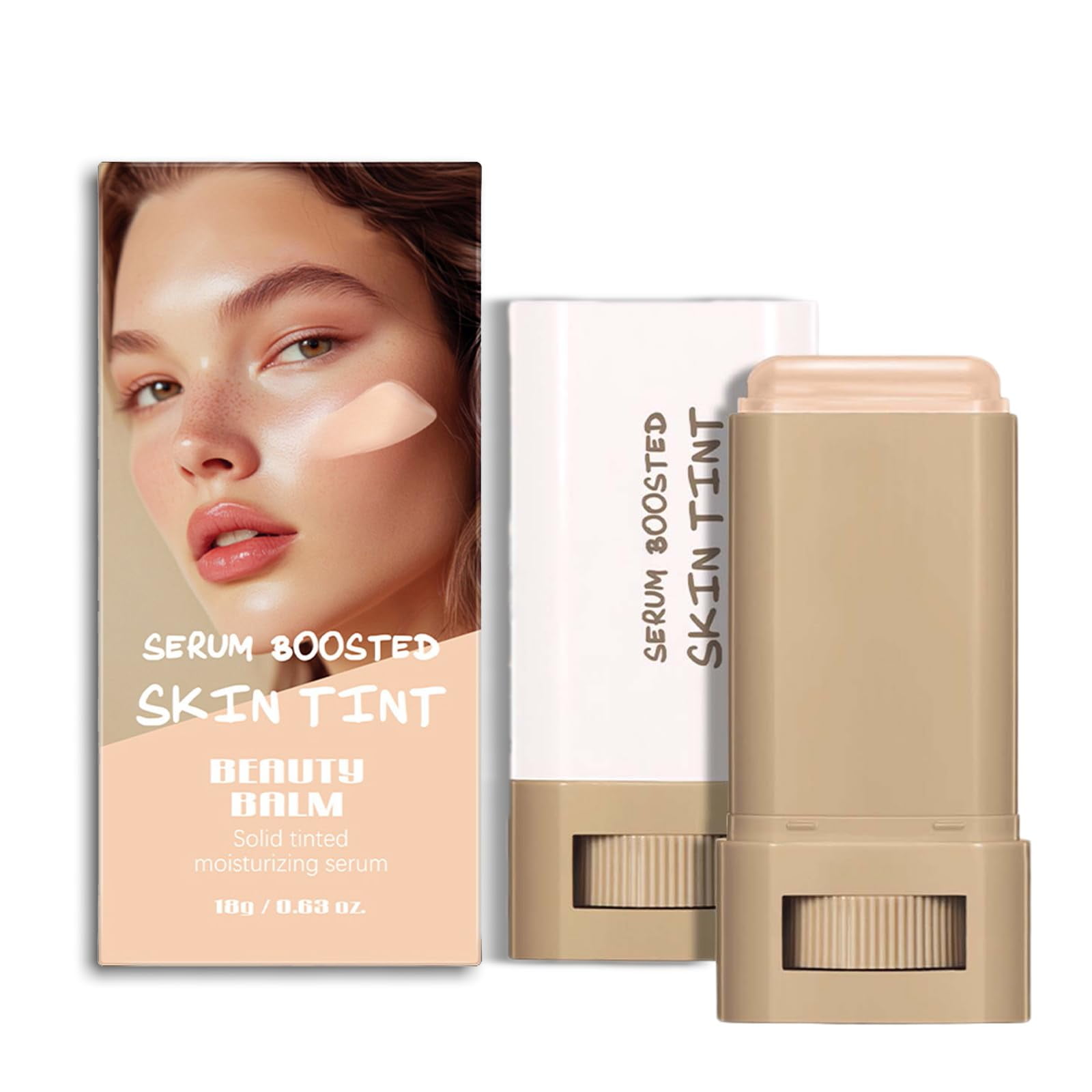 Foundation Stick Beauty Balm Serum Boosted Skin Tint, Solid Tinted ...