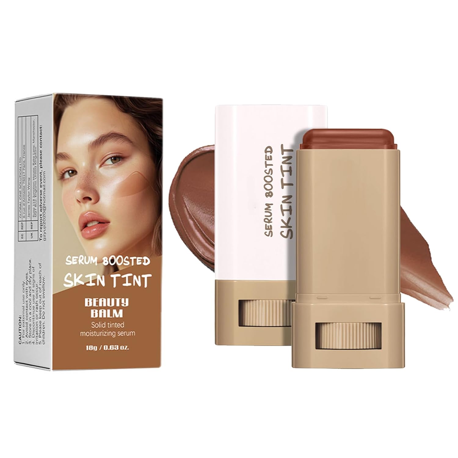 Foundation Stick Beauty Balm Serum Boosted Skin Tint, Solid Tinted ...