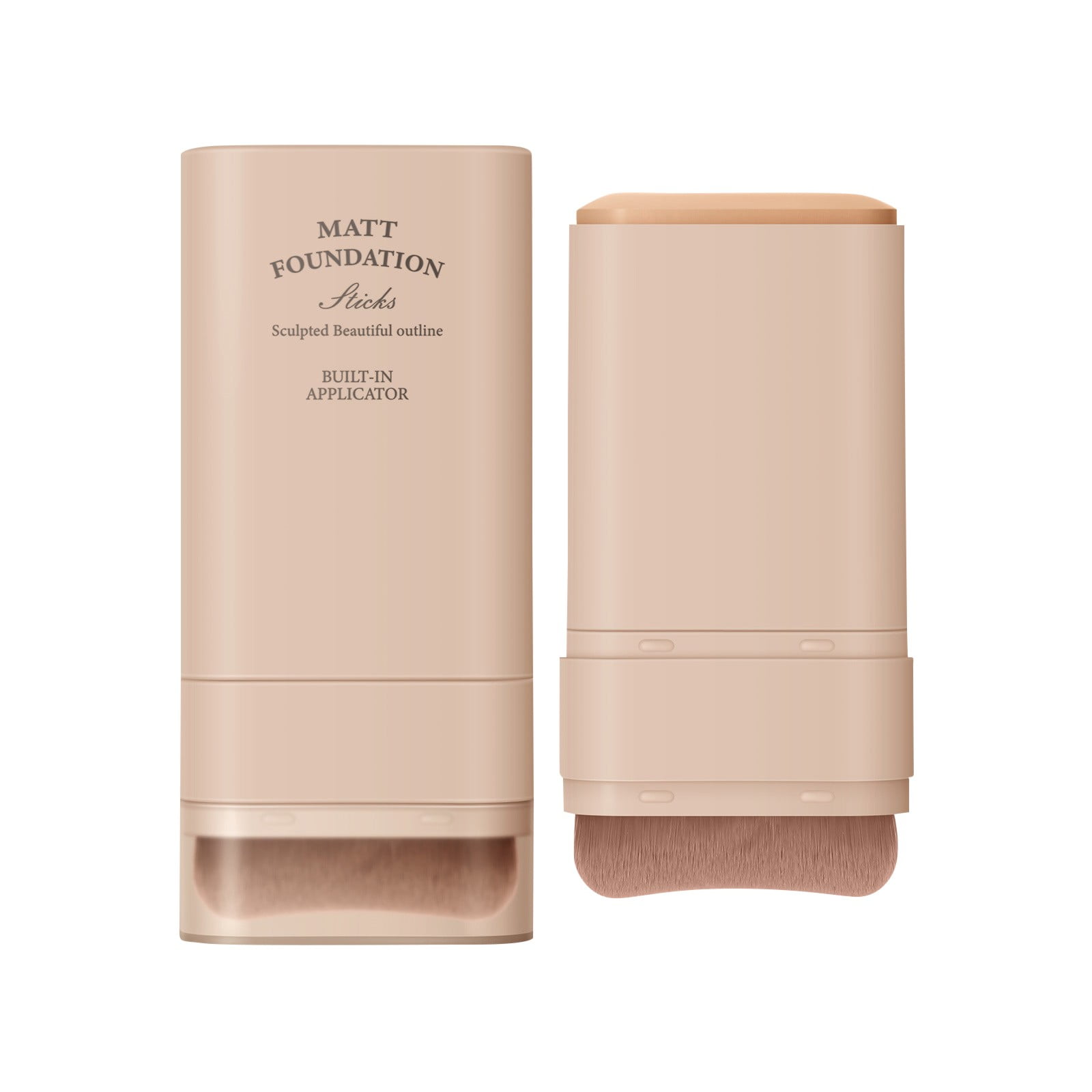 Foundation Stick With Built In Brush Multi Tone Concealer And Makeup ...
