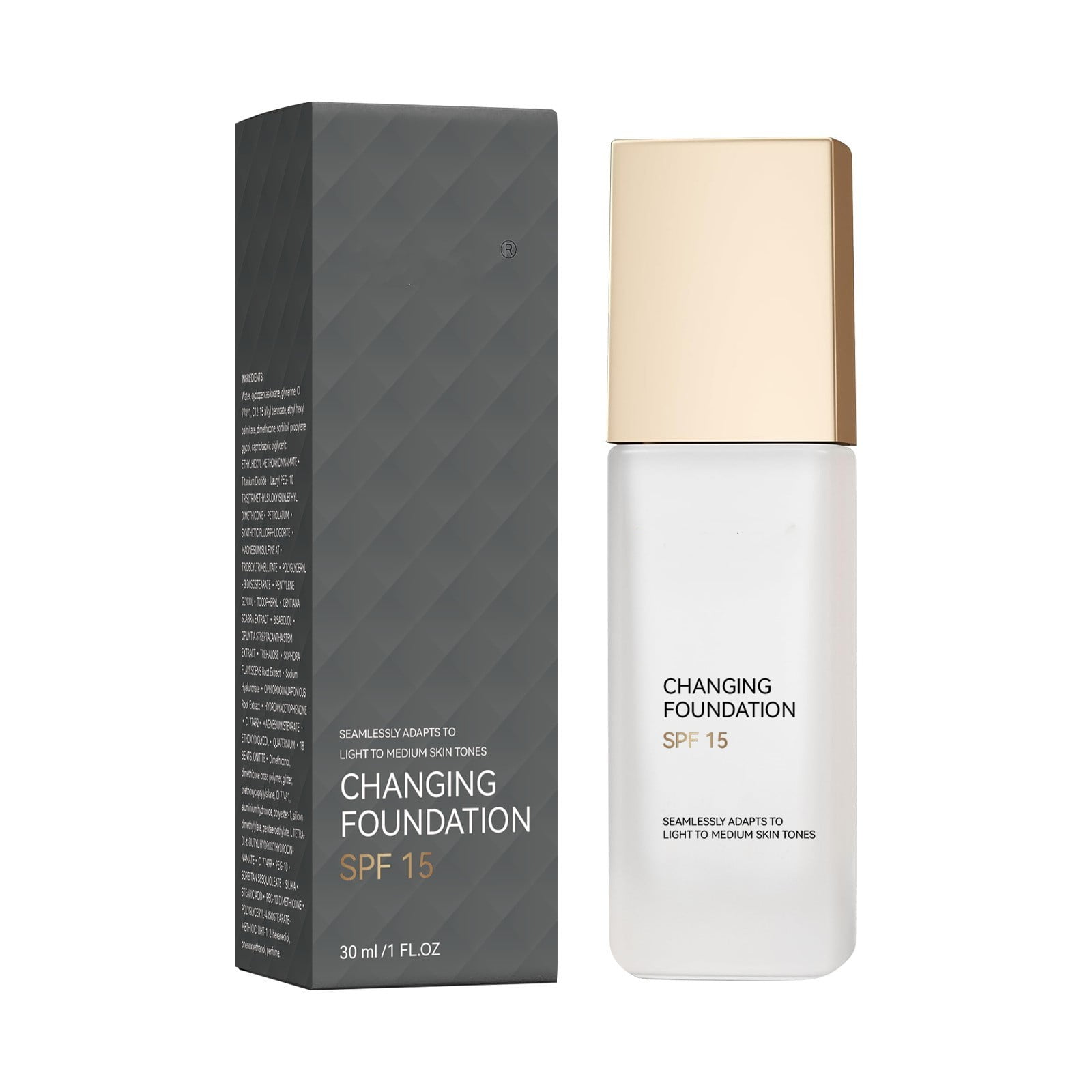 Foundation for Light to Medium Skin, Colour-Changing, 16 Hours Hold for ...
