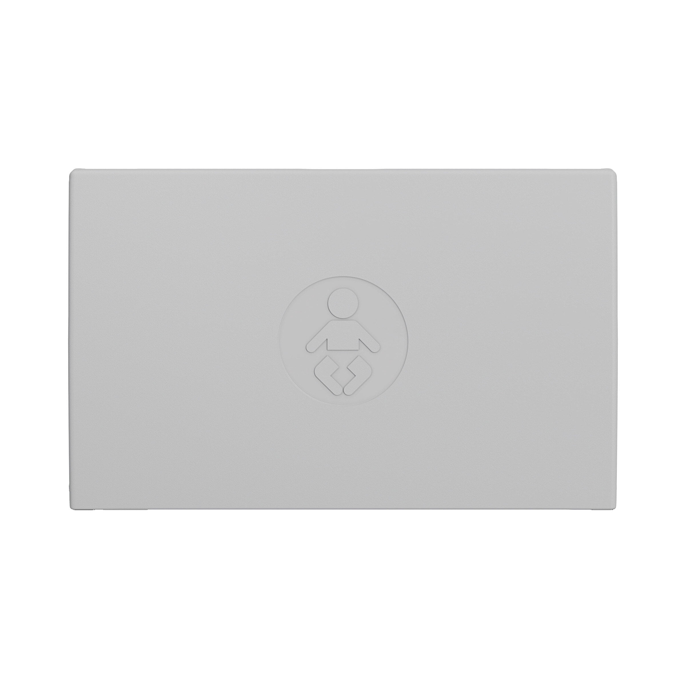 Elements Wall Mounted Diaper Changing Station Table, Cool Gray ...