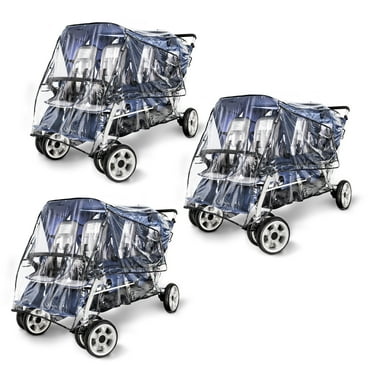 Foundations Gaggle 4 Buggy Fabric Canopy, UV & Rain Protection, Extends ...