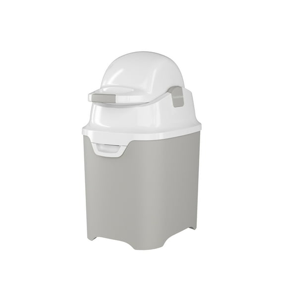 Foundations Small Diaper Pail with Hands-Free Lid and Refill Bags ...