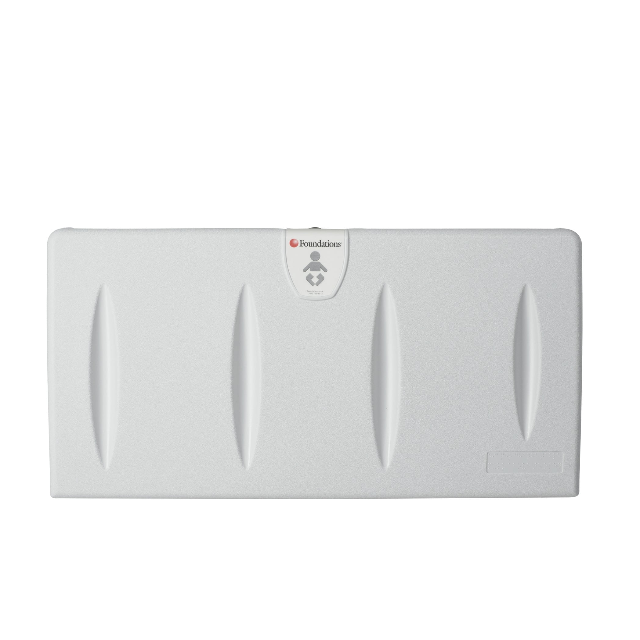 Foundations Classic Horizontal Baby Changing Station with Backer Plate ...