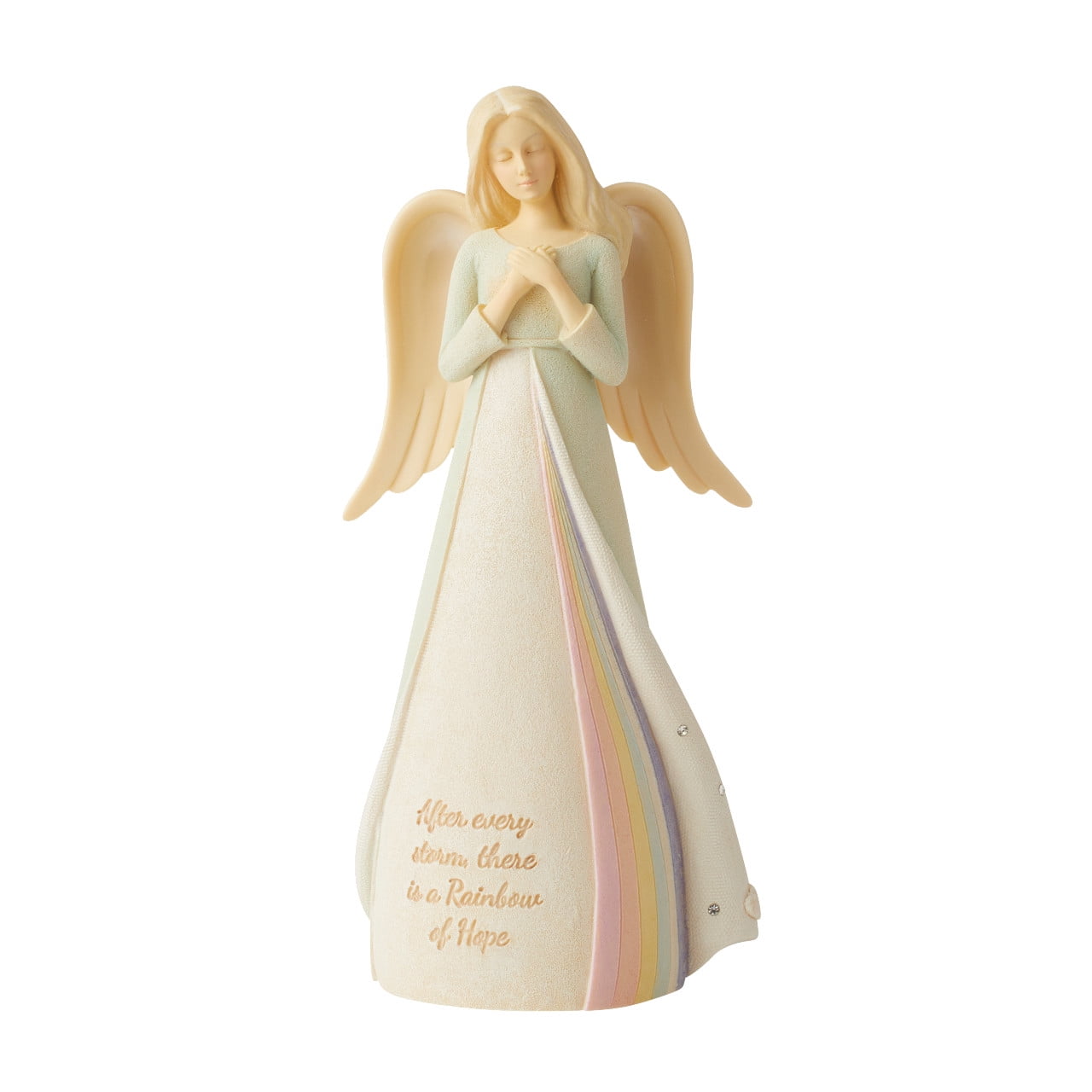 Foundations Rainbow Angel Figurine - Walmart.com