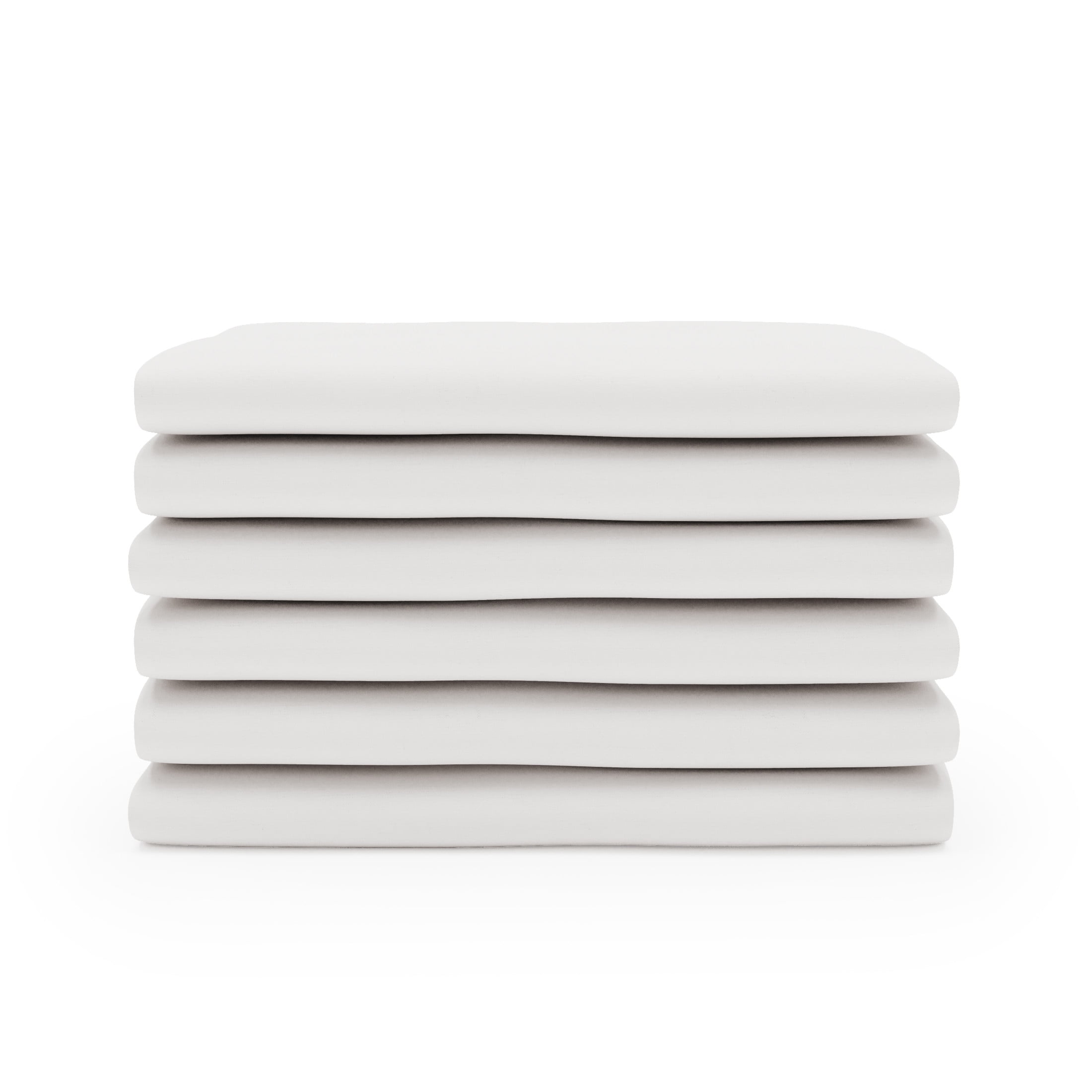 Foundations SafeFit Elastic Fitted Compact Crib Sheets, 100% Cotton ...