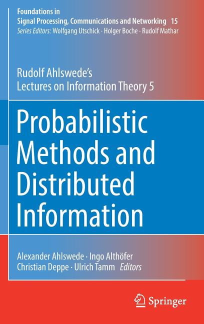 Foundations in Signal Processing, Commun Probabilistic Methods and ...