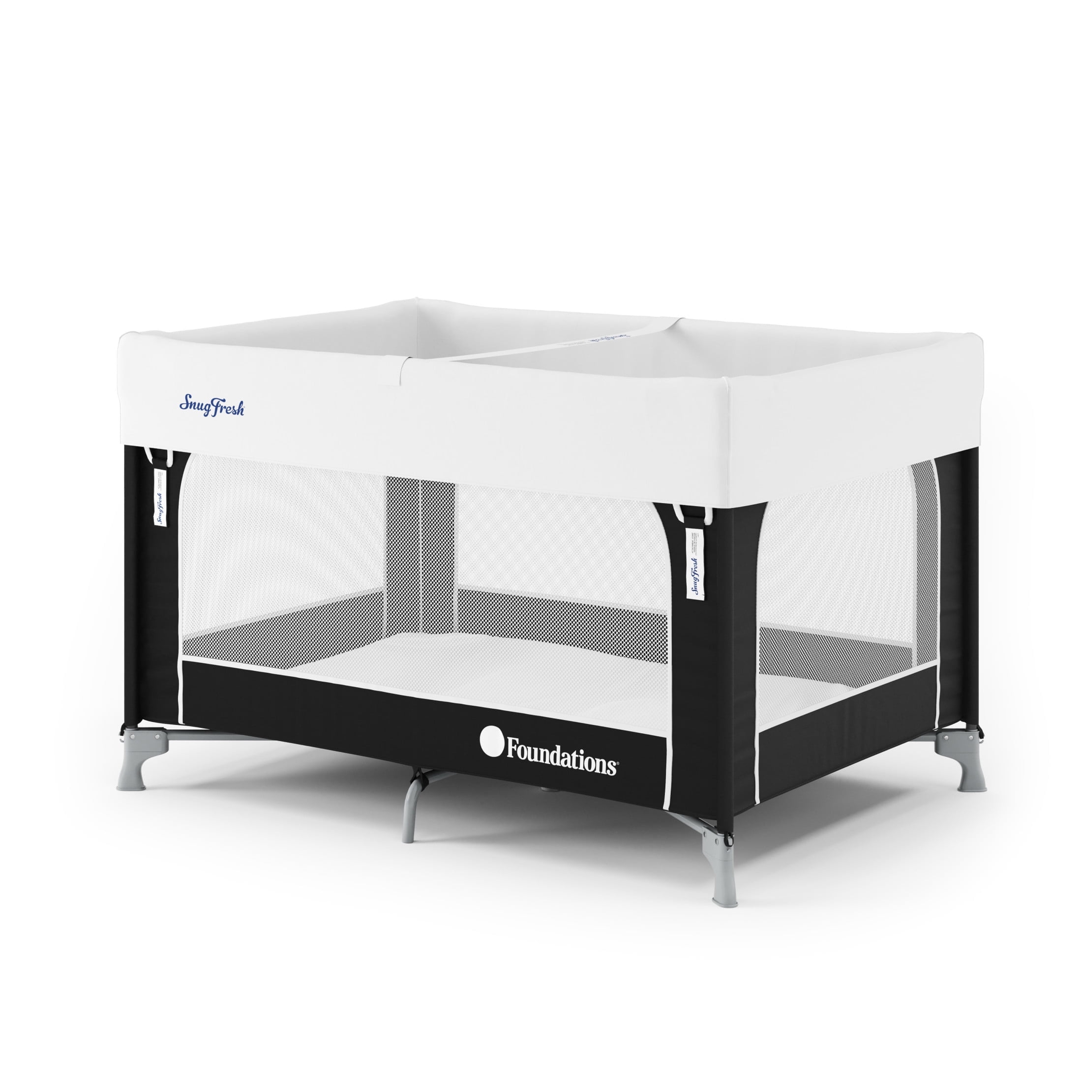 Foundations SnugFresh Celebrity Portable Travel Yard in Graphite Grey ...