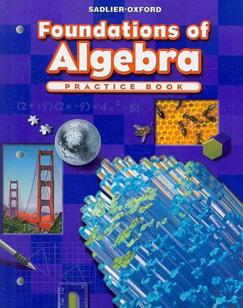Foundations of Algebra Practice Book - Walmart.com